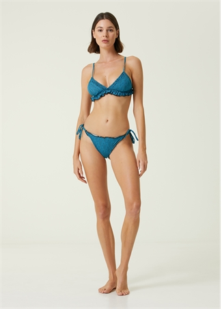 Fifth Sense Kadın Hypnotiq Mavi Leoparlı Fırfırlı Bikini Takımı S Eu Fifth Sense Kadın Hypnotiq Mavi Leoparlı Fırfırlı Bikini Takımı S Eu