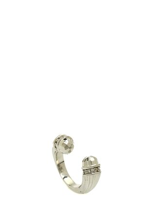 Beymen Collection Kadın Doku Detaylı Yüzük Gri EU