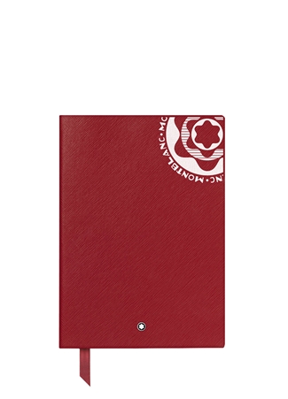 Montblanc Kırmızı Logo Detaylı Deri Defter EU Montblanc Kırmızı Logo Detaylı Deri Defter EU