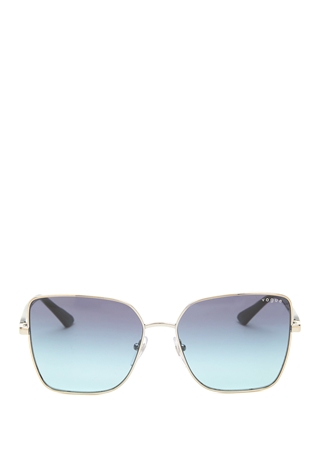 VOGUE Kadın Silver Kare Formlu Güneş Gözlüğü Gri 58 EU VOGUE Kadın Silver Kare Formlu Güneş Gözlüğü Gri 58 EU