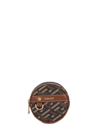 Versace Kadın Taba Geometrik Desenli Logolu Mini Kılıf Turuncu EU Versace Kadın Taba Geometrik Desenli Logolu Mini Kılıf Turuncu EU