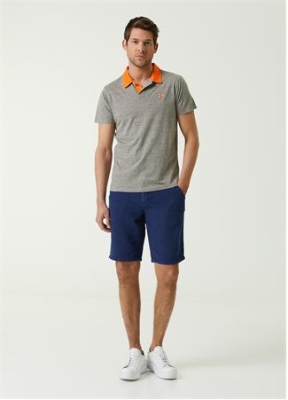 Ruck&Maul Erkek Koyu Mavi Keten Şort Lacivert 29 EU Ruck&Maul Erkek Koyu Mavi Keten Şort Lacivert 29 EU