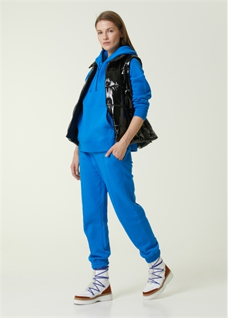 Beymen Club Kadın Mavi Nervürlü Jogger Eşofman S