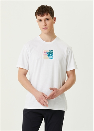 Academia Erkek Beyaz Etamin Nakışlı T-shirt S EU Academia Erkek Beyaz Etamin Nakışlı T-shirt S EU