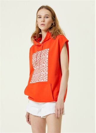 Network Kadın Nar Çiçeği Sweatshirt Kırmızı Xs Eu