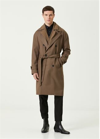 Allsaints Erkek Heald 2 in Kahverengi Pardösü M EU