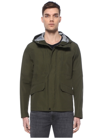 Palzileri Lab Erkek Haki Kapüşonlu Mont Yeşil 56 IT