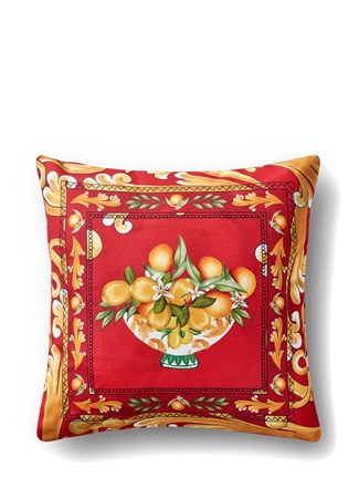 Chiara Alessi Capri Kırmızı 43x43 cm Dekoratif Yastık Çok Renkli Chiara Alessi Capri Kırmızı 43x43 cm Dekoratif Yastık Çok Renkli