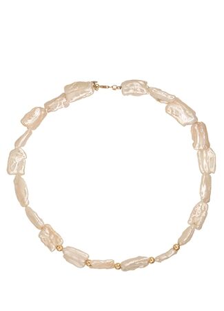 Solem Jewellery Kadın İncili Altın Rengi Kolye EU Solem Jewellery Kadın İncili Altın Rengi Kolye EU