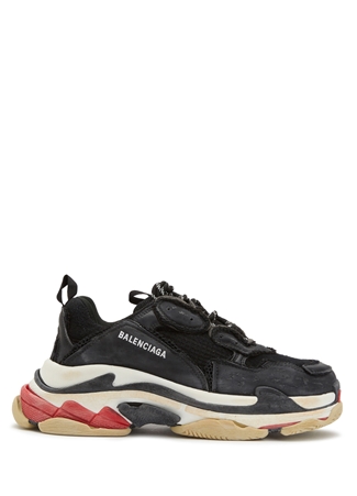 Balenciaga Erkek Triple S Siyah Beyaz Sneaker 42 EU Balenciaga Erkek Triple S Siyah Beyaz Sneaker 42 EU