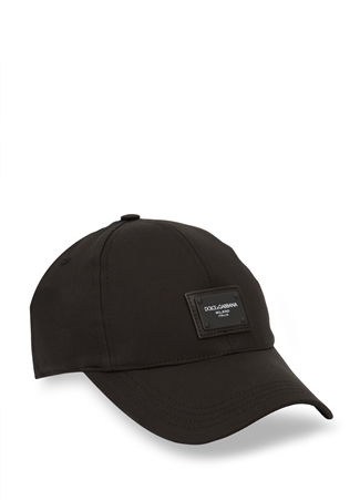Dolce&Gabbana Erkek Siyah Logo Detaylı Şapka 57 EU Dolce&Gabbana Erkek Siyah Logo Detaylı Şapka 57 EU