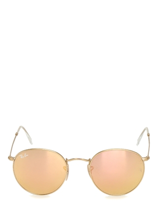 Ray-Ban Erkek Gold Yuvarlak Formlu Güneş Gözlüğü Altın Rengi 50 EU Ray-Ban Erkek Gold Yuvarlak Formlu Güneş Gözlüğü Altın Rengi 50 EU