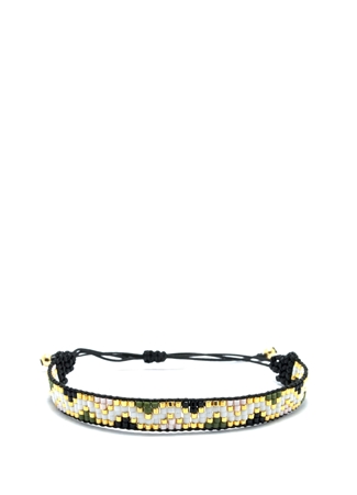 Beadberry Kadın Colorblocked Boncuklu Bileklik EU