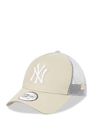 New Era Kadın Neyyan Bej Nakışlı Şapka EU