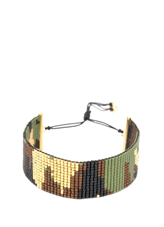 Beadberry Kadın Colorblocked Boncuklu Bileklik EU