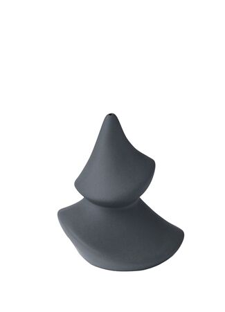 Esma Dereboy Mat Siyah Çam Porselen Tuzluk