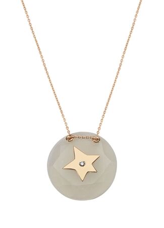 Bee Goddess Kadın Sirius Altın Rengi Kolye Pembe EU Bee Goddess Kadın Sirius Altın Rengi Kolye Pembe EU