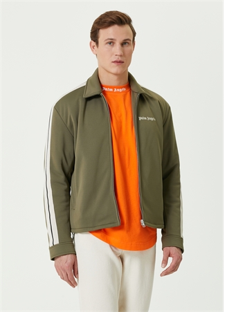 Palm Angels Erkek Haki Şerit Detaylı Logolu Mont M Eu Palm Angels Erkek Haki Şerit Detaylı Logolu Mont M Eu