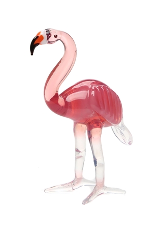 Nenartworld Pembe Flamingo Formlu Cam Obje Çok Renkli Nenartworld Pembe Flamingo Formlu Cam Obje Çok Renkli