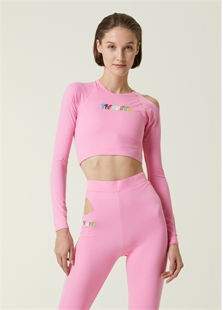 FIORUCCI Kadın Pembe Kesim Detaylı Crop Üst XS EU FIORUCCI Kadın Pembe Kesim Detaylı Crop Üst XS EU