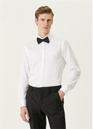 Beymen Collection Erkek Beyaz Klasik Yaka Smokin Gömleği 42 IT Beymen Collection Erkek Beyaz Klasik Yaka Smokin Gömleği 42 IT