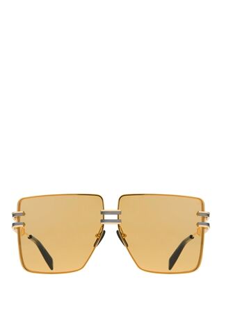 Balmain Kadın Gold Güneş Gözlüğü Siyah EU