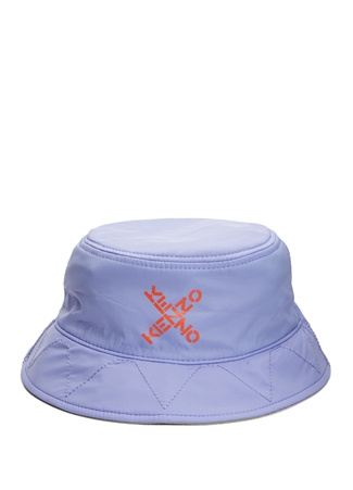 Kenzo Kadın Lila Logo Baskılı Şapka Mor S Eu