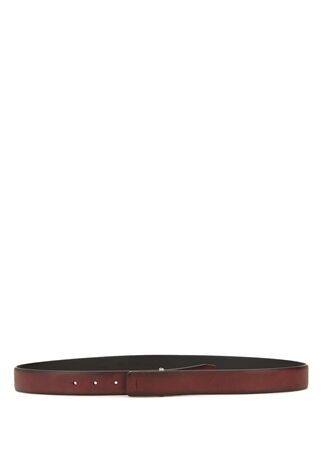 Pal Zileri Erkek Bordo Deri Kemer 90 EU