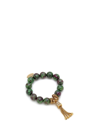 Mon Reve Kadın Beadina Altın Rengi Kaplama Pirinç Bileklik Yeşil EU Mon Reve Kadın Beadina Altın Rengi Kaplama Pirinç Bileklik Yeşil EU