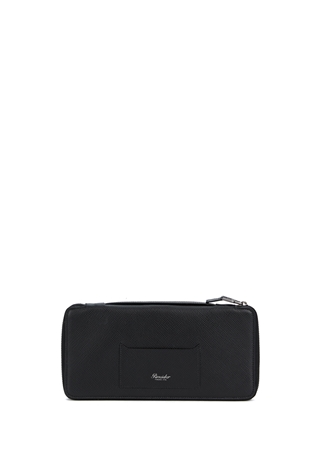 Pineider Erkek Siyah Deri Seyahat Cüzdanı EU