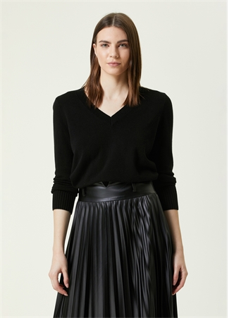 Network Kadın Basic Fit Siyah Kaşmir Kazak XS EU