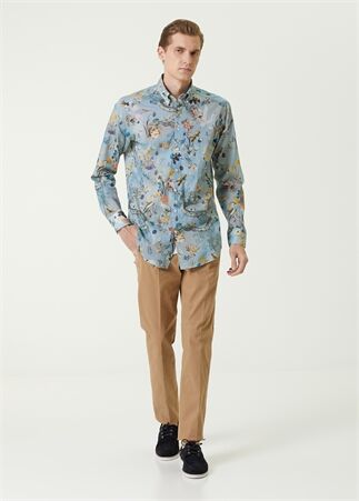 Etro Erkek Bej Pilili Pantolon 48 IT