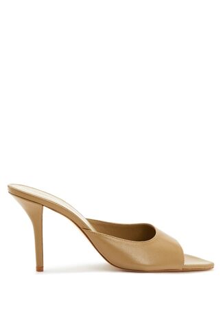 Gia Borghini Kadın Vizon Deri Terlik Yeşil 36 Eu