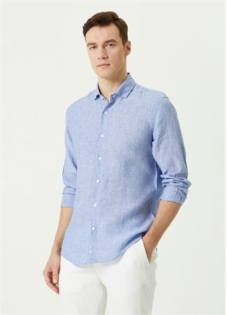 Network Erkek GÖMLEK Mavi S EU