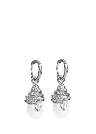 Freyia Jewellery Kadın KÜPE Siyah EU