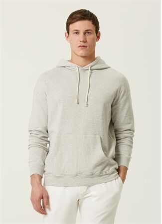 American Vintage Erkek Yatcastle Gri Kapüşonlu Sweatshirt S EU American Vintage Erkek Yatcastle Gri Kapüşonlu Sweatshirt S EU