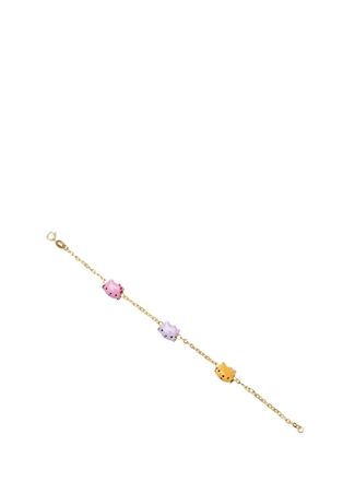 Collection Kadın Figür Detaylı Altın Rengi Bileklik EU