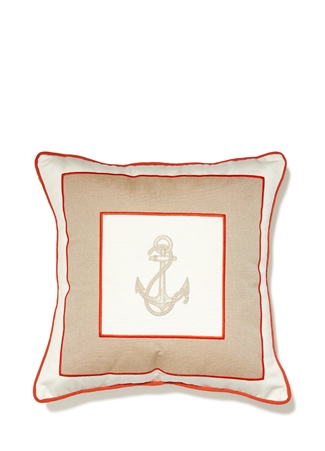 Beymen Home Anchor Sunbrella 45x45 Yastık Beyaz Beymen Home Anchor Sunbrella 45x45 Yastık Beyaz