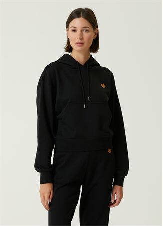 Kenzo Kadın Siyah Kapüşonlu Sweatshirt XS EU