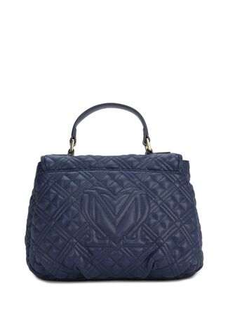 Love Moschino Kadın Lacivert Kapitoneli Omuz Çantası EU