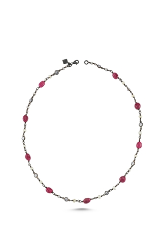 Emre Osmanlar Kadın Devonna İnci Detaylı Altın Rengi Kolye EU