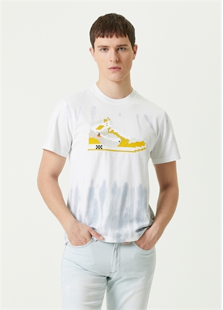 8-Bit by Mhrs Erkek Canary Beyaz Figür Detaylı T-shirt S EU 8-Bit by Mhrs Erkek Canary Beyaz Figür Detaylı T-shirt S EU