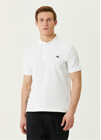 Etro Erkek Beyaz Polo Yaka T-shirt S Eu Etro Erkek Beyaz Polo Yaka T-shirt S Eu