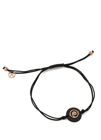 Bee Goddess Kadın Om İşleme Detaylı Altın Rengi Bileklik Eu It