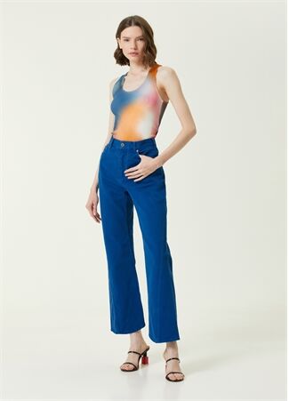 Loewe Kadın Twisted Mavi Bol Paça Jean Pantolon 34 It Loewe Kadın Twisted Mavi Bol Paça Jean Pantolon 34 It