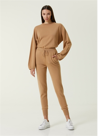 Loulou Studio Kadın Maddalena Camel Kaşmir Eşofman Altı Kahverengi M EU Loulou Studio Kadın Maddalena Camel Kaşmir Eşofman Altı Kahverengi M EU