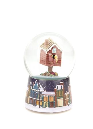 Beymen Hediye Ev Detaylı İçi Karlı Cam Küre Çok Renkli