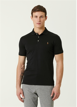 Polo Ralph Lauren Erkek Siyah Yaka T-shirt S EU