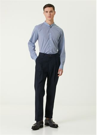Palzileri Lab Erkek Lacivert Pilili Pantolon Mavi 50 IT