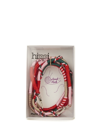Hippi Kadın Braid Colorblocked El Yapımı Telefon Askısı EU Hippi Kadın Braid Colorblocked El Yapımı Telefon Askısı EU